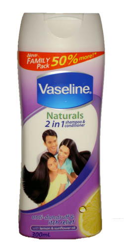 2in1 shampoo & Conditioner (Vaseline) - 300ml.